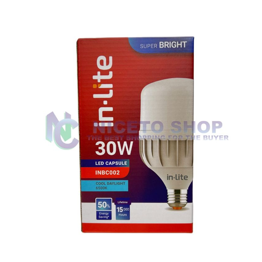Jual In Lite Lampu bohlam LED Capsule inlite 30W 30Watt INBC002 in-lite | Shopee Indonesia