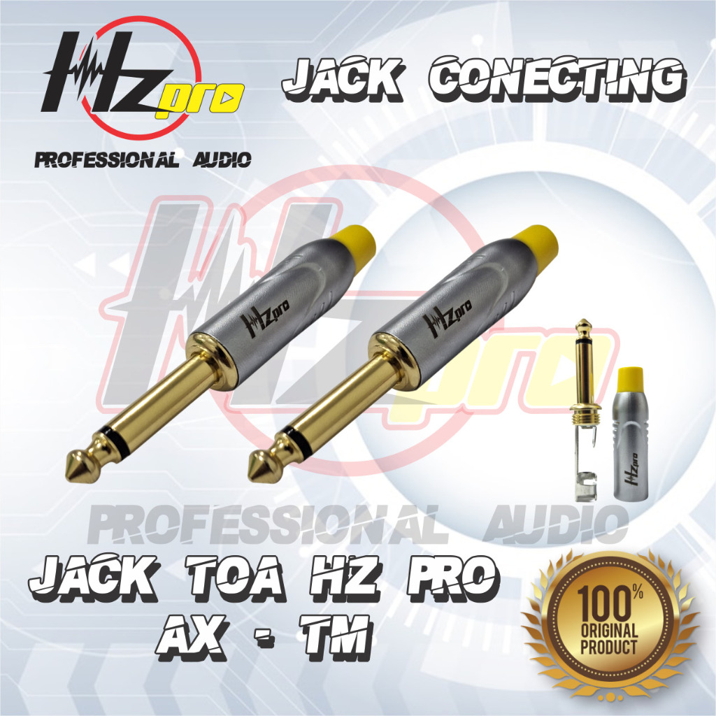 Jual JACK CONNECTOR TOA MONO HZ PRO AX-TM | Shopee Indonesia