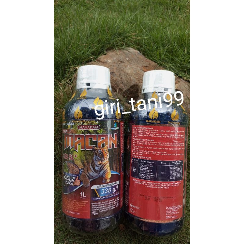 Jual HERBISIDA MAHAKAM CAP " MACAN " 338SL kemasan 1 lt / racun rumput ...