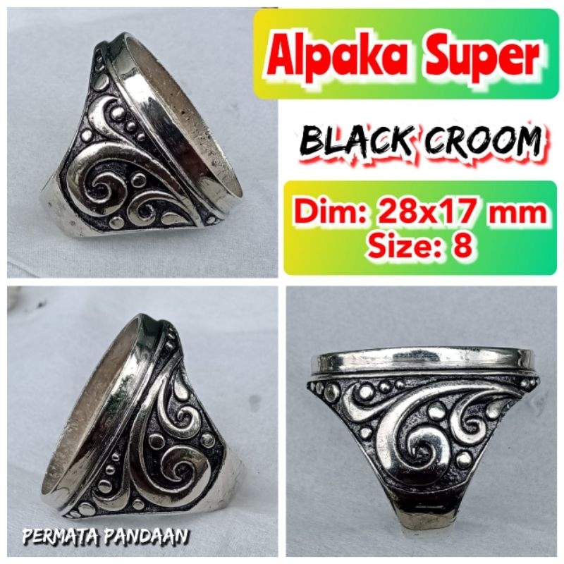 Jual emban batu akik dan permata alpaka super alpaka tanam alpaka bakar ...