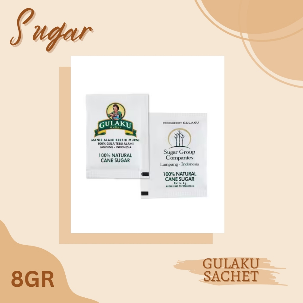 Jual SUGAR | GULA PASIR / TEBU / KRISTAL PUTIH / SACHET | GULAKU SACHET ...
