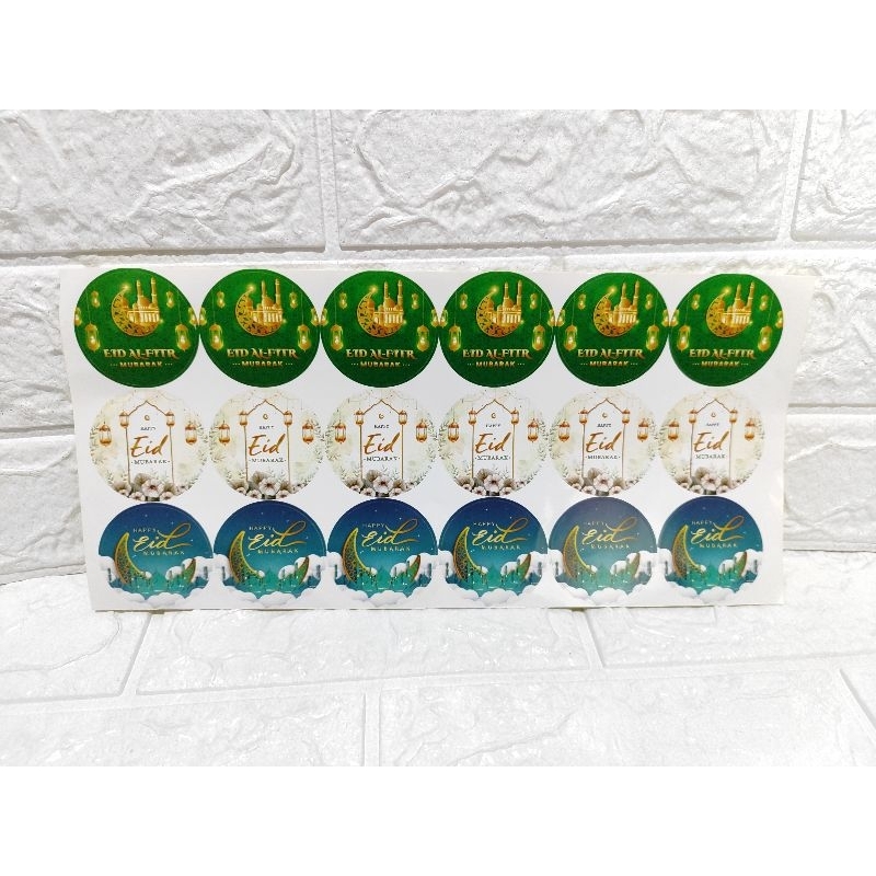 Jual STIKER IDUL FITRI / STIKER LEBARAN / STIKER HARI RAYA / LABEL KUE ...