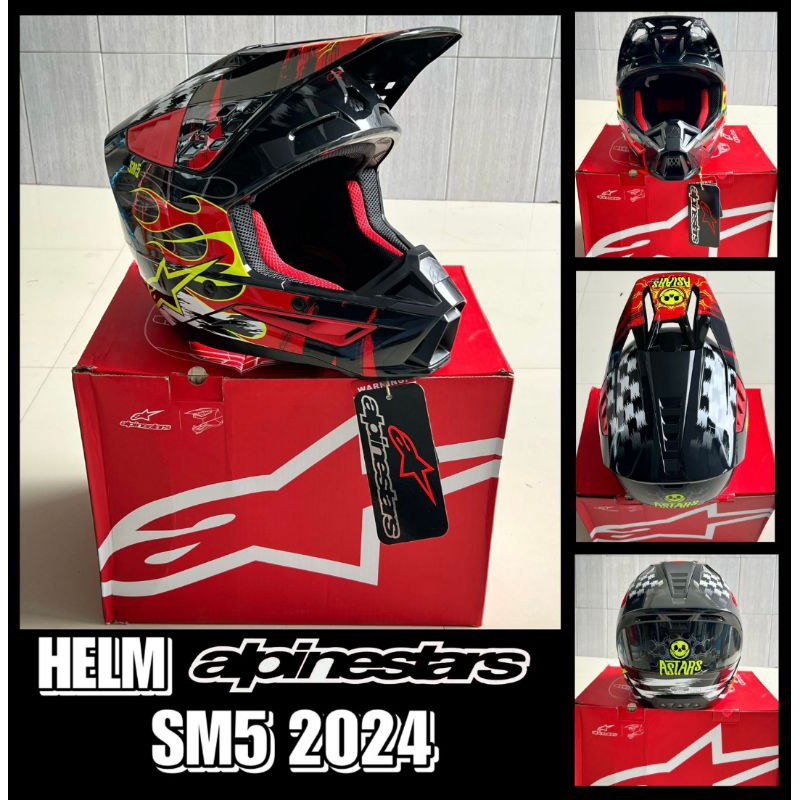 Jual HELM ALPINESTARS SM5 2024 100% ORIGINAL | Shopee Indonesia