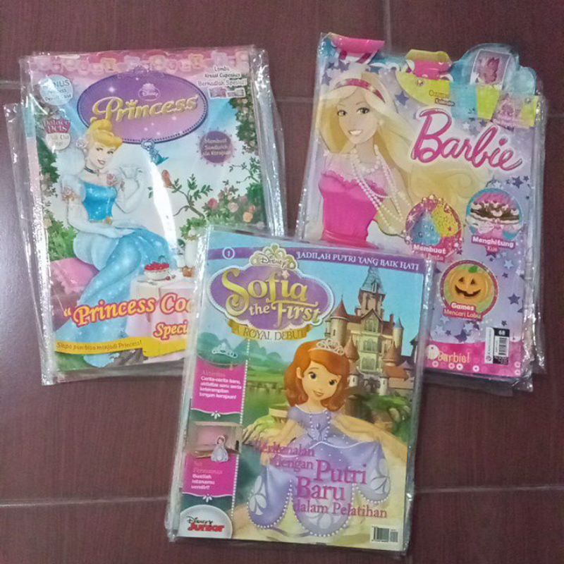 Jual MAJALAH ANAK BARBIE SOFIA PRINCESS DISNEY | Shopee Indonesia