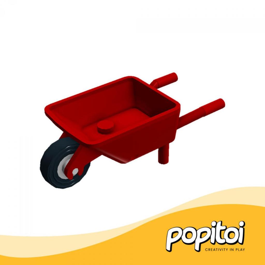 Jual LEGO PART 98288 Minifig Utensil Wheelbarrow (Complete Assembly ...