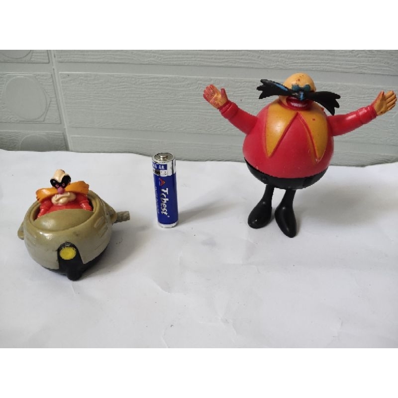 Jual Dijual murah Mainan Anak Action figure Dr Eggman Sonic karet padat ...