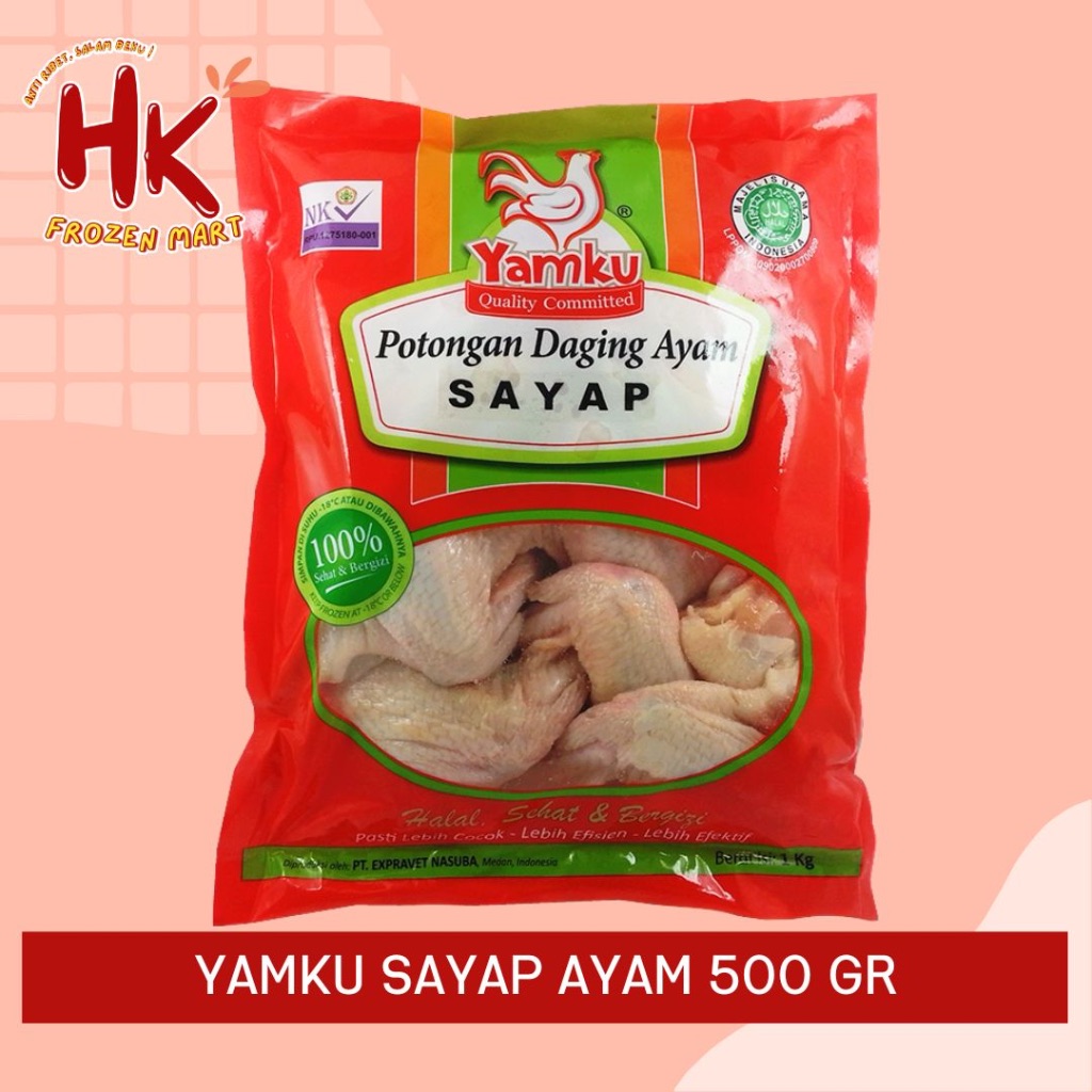 Jual Yamku Sayap Ayam Potong 500gr | chicken wings bersih siap masak ...