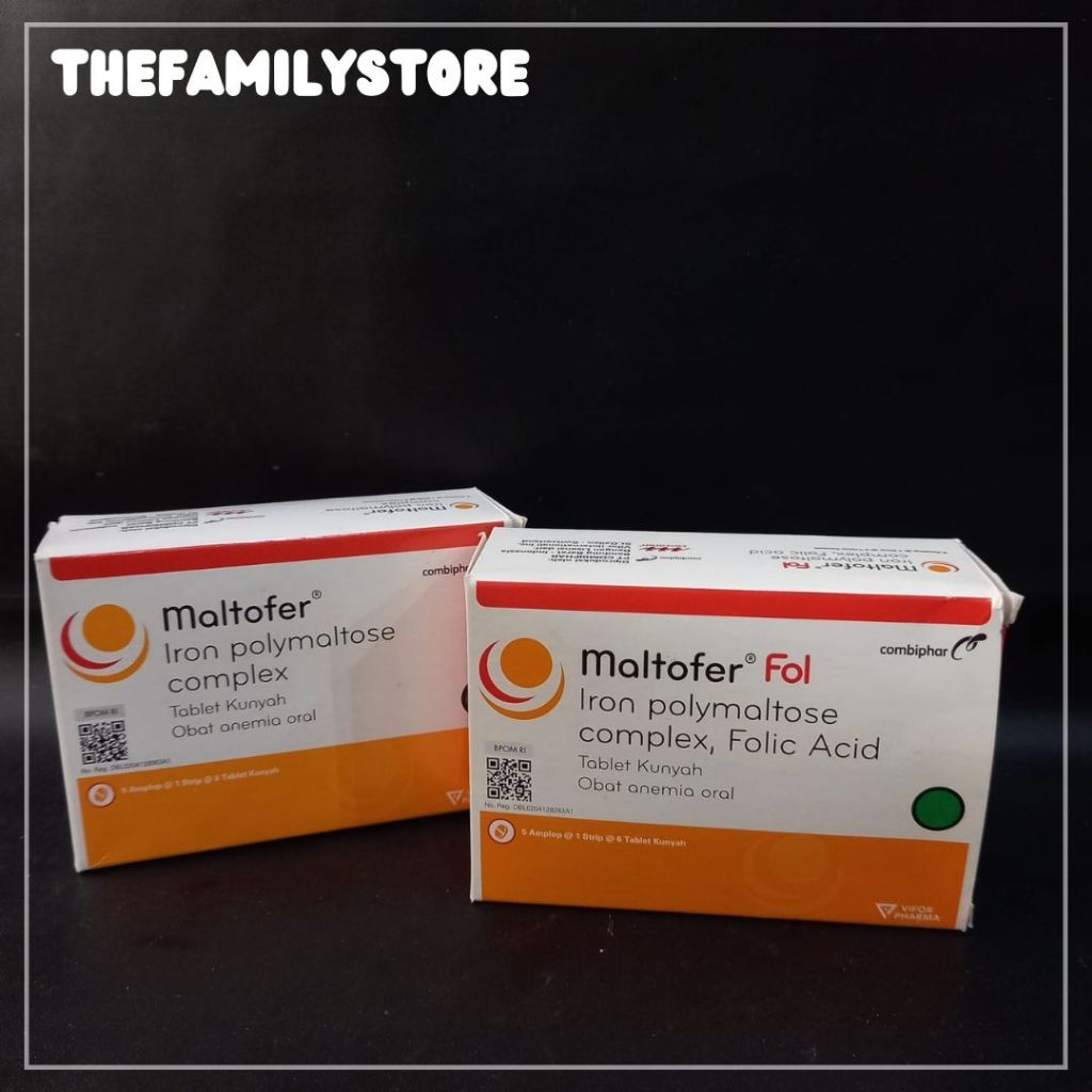 Jual Maltofer Chewable Tablet Kunyah Obat Anemia - Iron Polymaltose ...