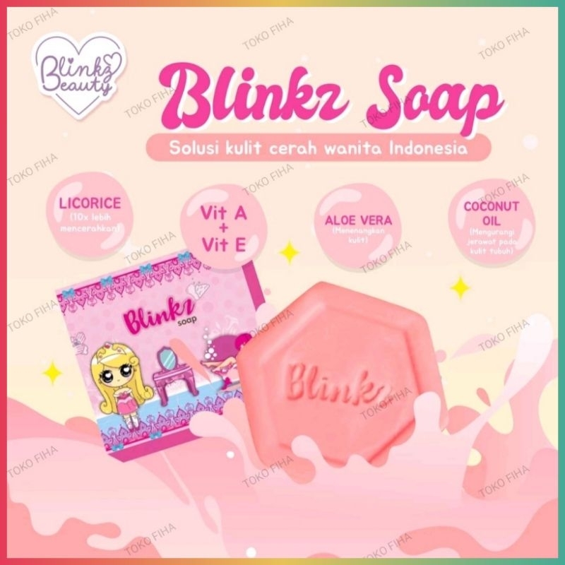 Jual Blinkz Soap 60gr | Sabun Pencerah Wajah Dan Kulit | Shopee Indonesia