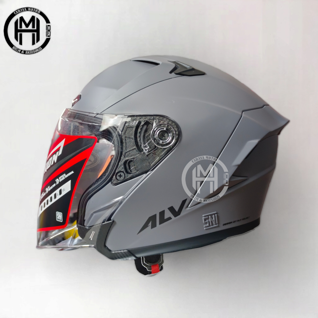 Jual HELM ALV ULTRON SOLID ORIGINAL|HALF FACE | Shopee Indonesia