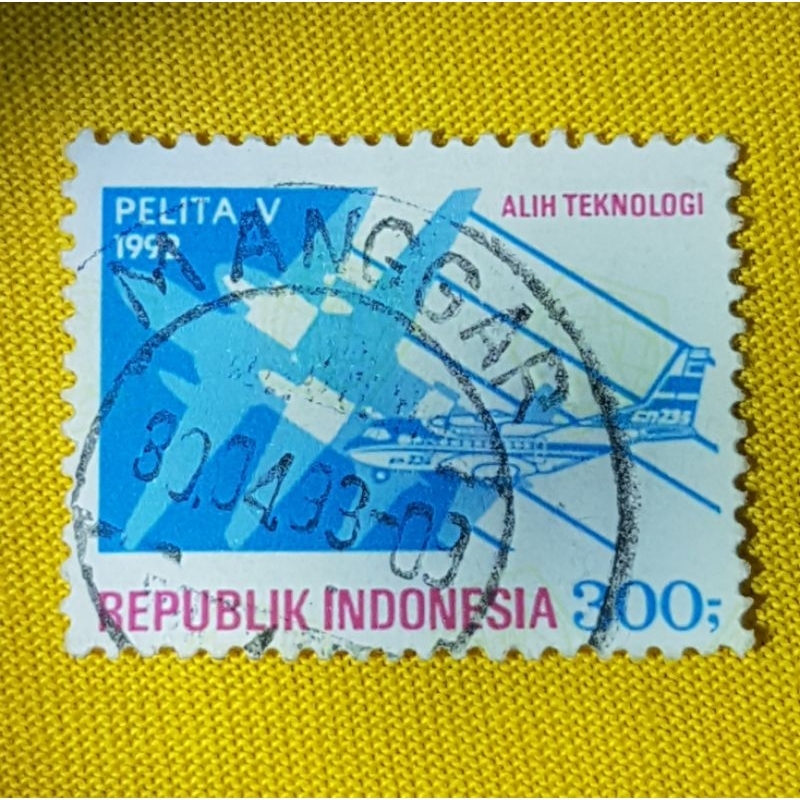 Jual Perangko Pelita V Seri Pesawat Used Prangko Indonesia Murah Antik ...