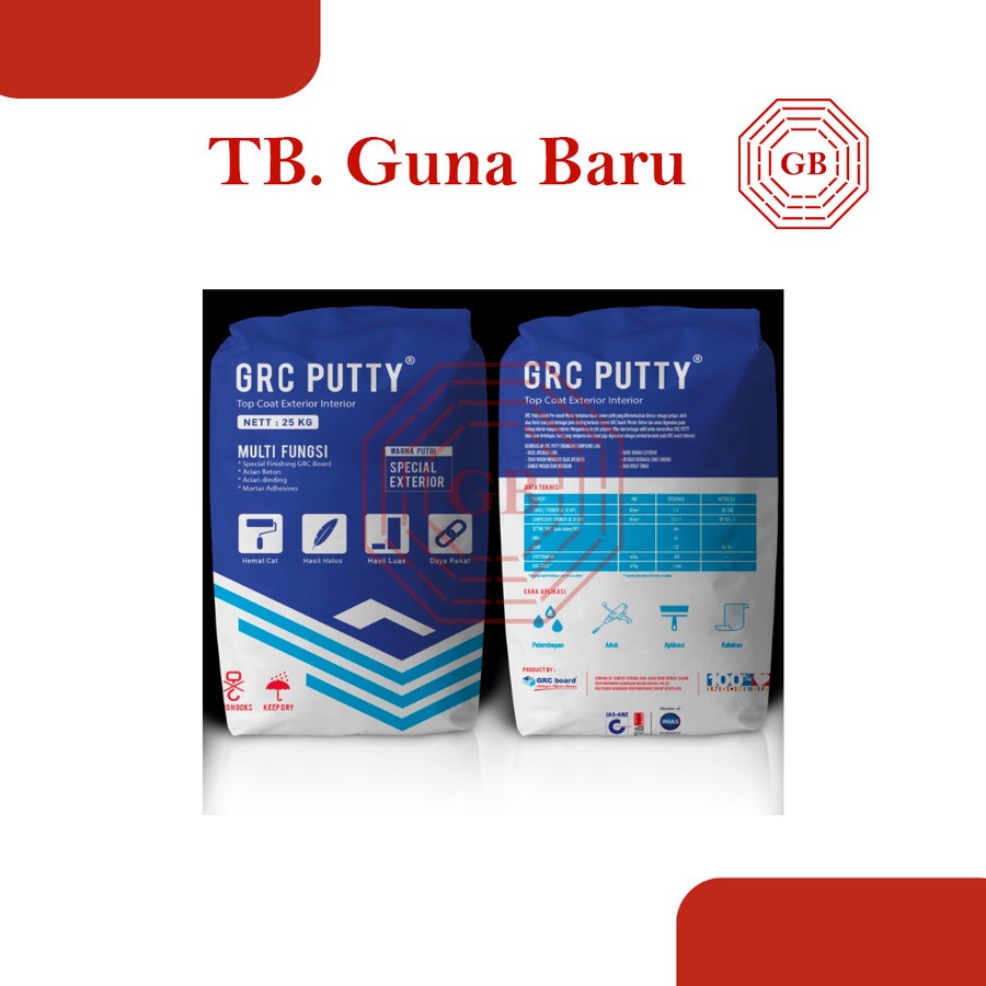 Jual Semen Mortar GRC 4 kg / Compound / kompon / top coat / dempul ...