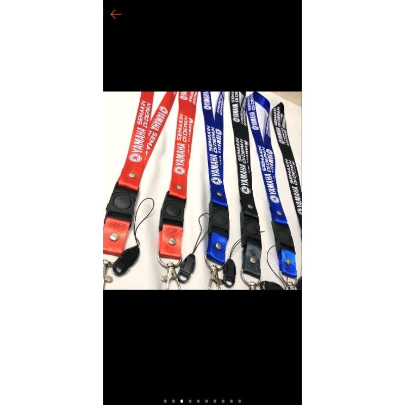 Jual YAMAHA Lanyard Tali Gantungan ID Card Dengan strapp Hp/Flasdisk ...