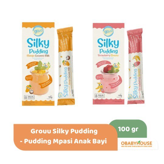 Jual Grouu Silky Pudding - Puding Mpasi Anak Bayi 100 gr | Shopee Indonesia