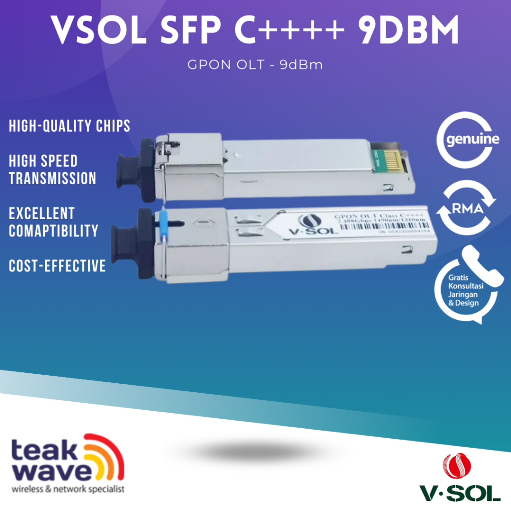 Jual VSOL SFP C++++ 9dbm GPON OLT Module Transceiver | Shopee Indonesia