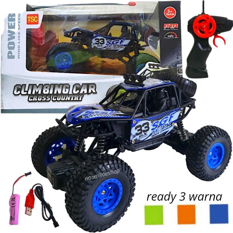 Jual Mobil Remote Kontrol Rc Super High Speed Climbing Car mainan mobil JEEP OFFROAD | Shopee ...