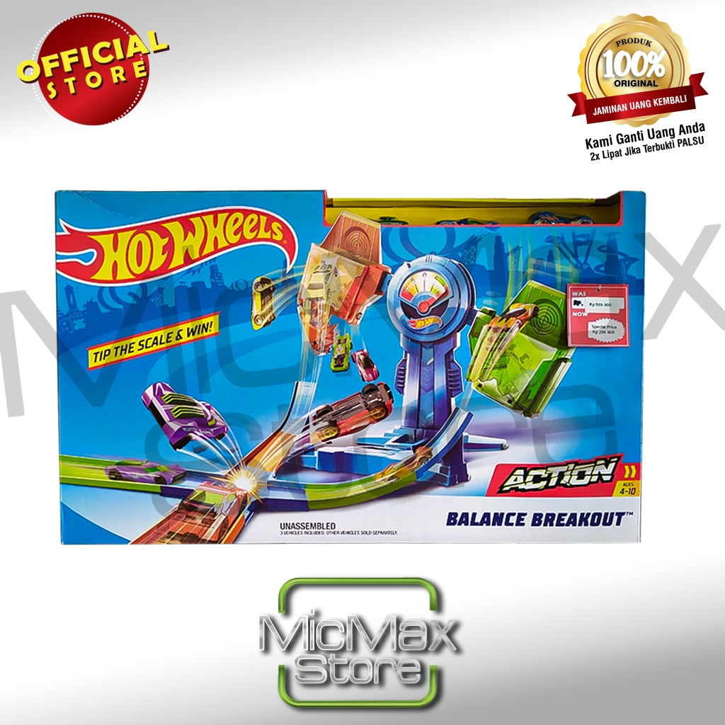 Jual Hot Wheels HotWheels Balance Breakout Set Track | Shopee Indonesia