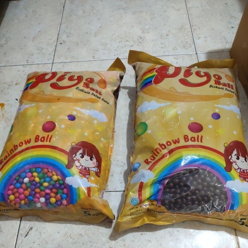 Jual RAINBOW/CHOCOLATE BALL 5KG | Shopee Indonesia