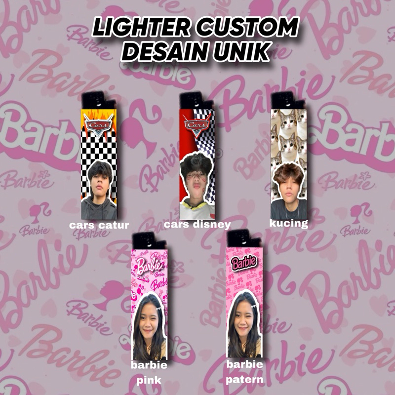 Jual korek custom Cricket Bara Barbie Cars / lighter custom cricket ...