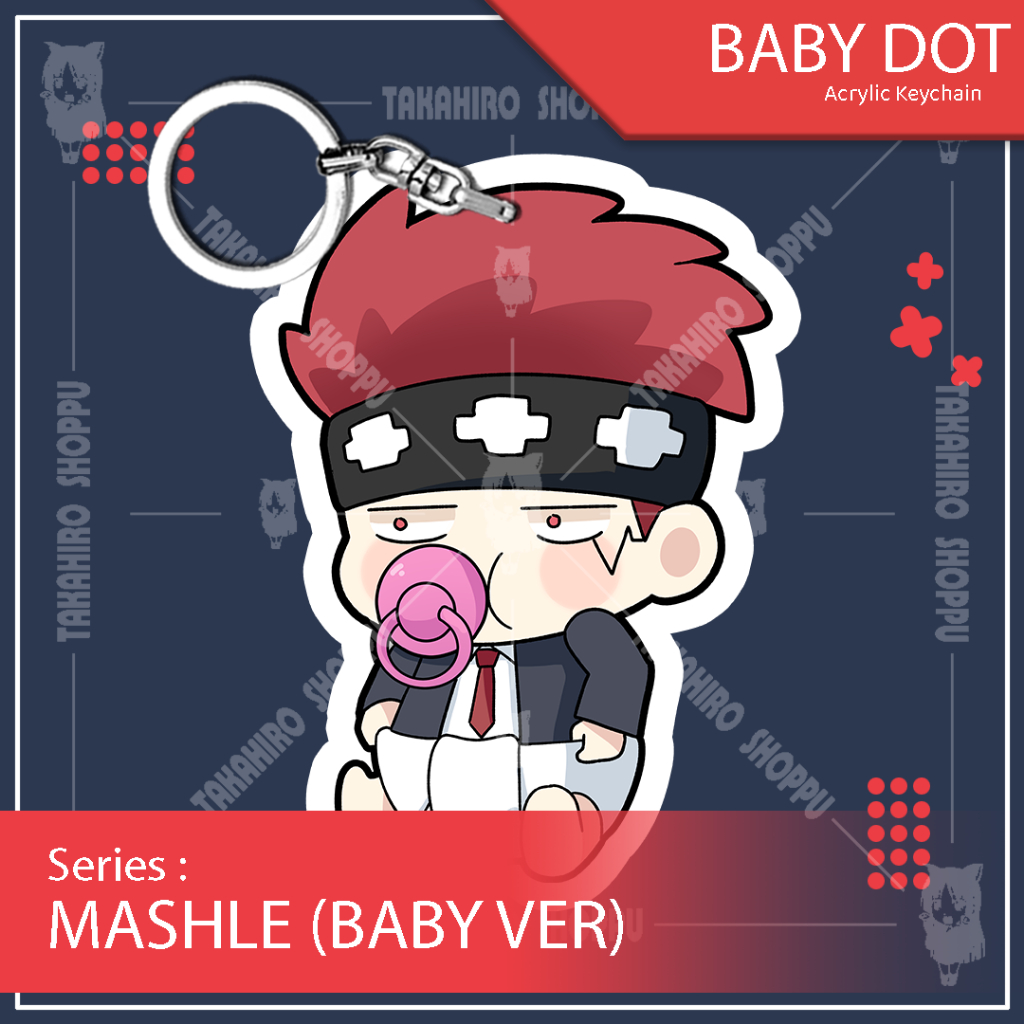 Jual Ganci / Gantungan Kunci / Keychain Mashle (Baby Ver) DOT BARRETT ...