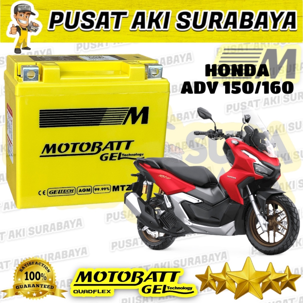 Jual MOTOBATT MTZ6S 6 AMPER AKI MOTOR ADV 150 ADV 160 VARIO ISS IDLING ...