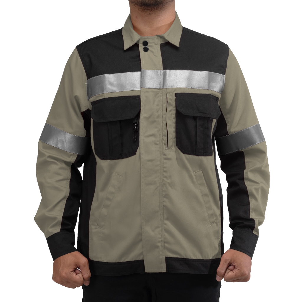 Jual ENGINEER WORKWEAR - LEGION WEARPACK KHAKI - KEMEJA KERJA SAFETY ...