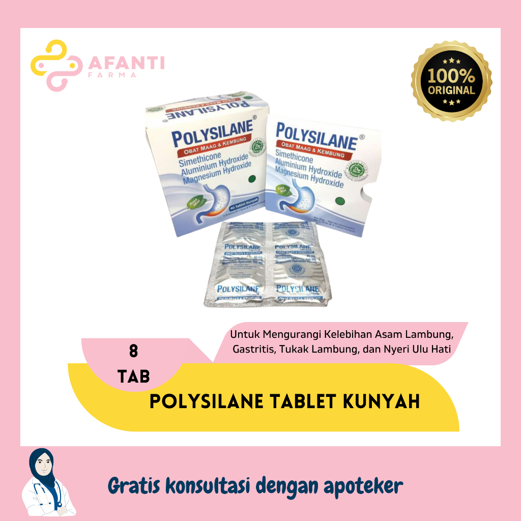 Jual POLYSILANE TABLET, SUSPENSI 100 ML | Shopee Indonesia