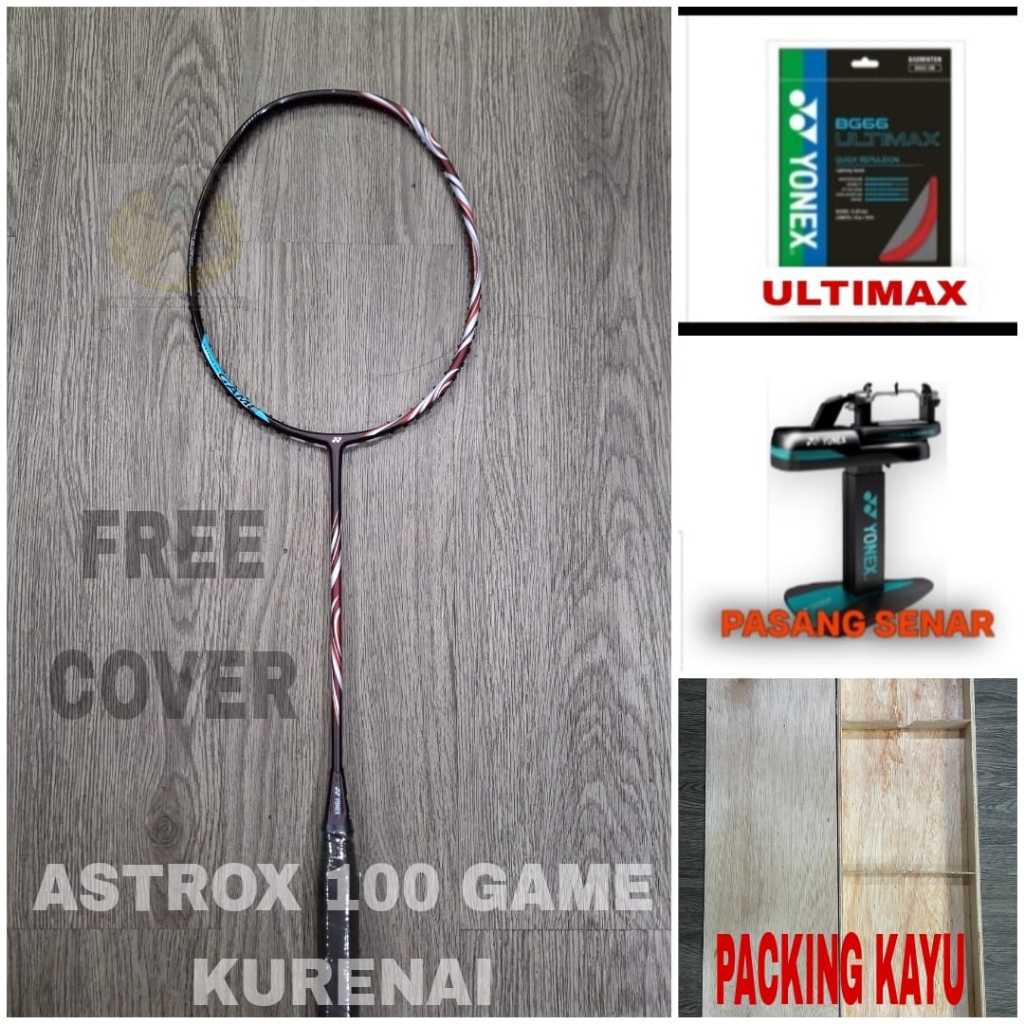 Jual Raket Badminton Original Yonex Astrox 100 Game Kurenai | Shopee Indonesia