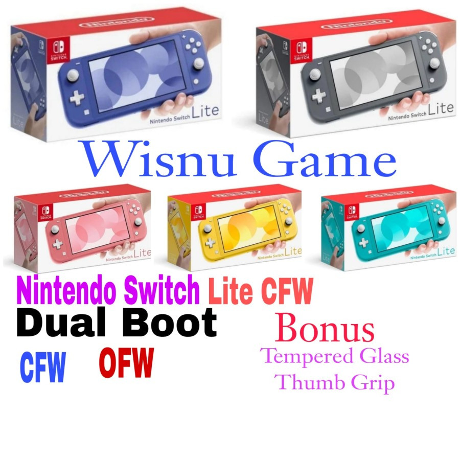 Jual Nintendo Switch Lite CFW Memori 128gb 256gb 512gb isi Game Full ...