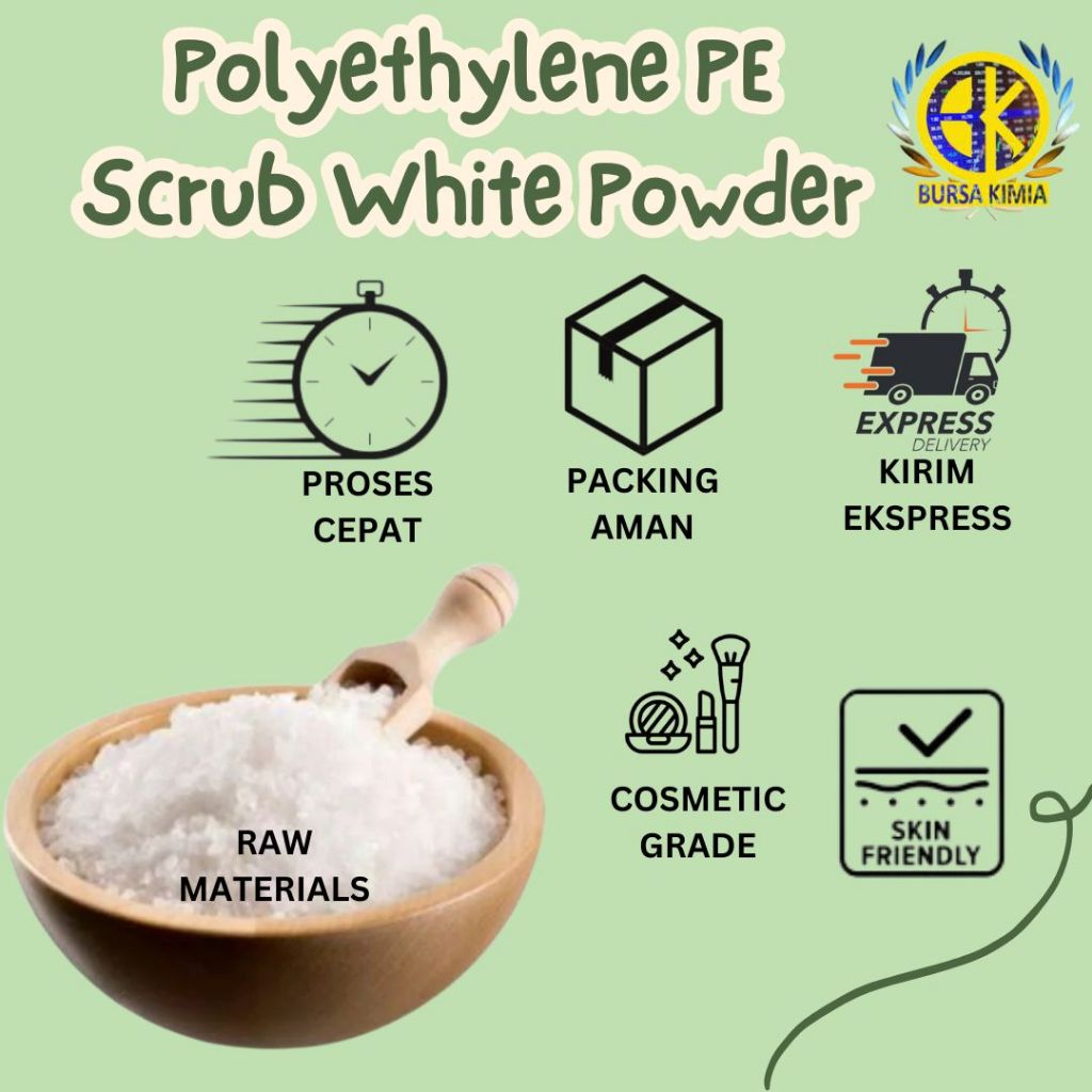 Jual Polyethylene PE 1 Kg Scrub White Powder Bubuk Bahan Scrub Wajah ...