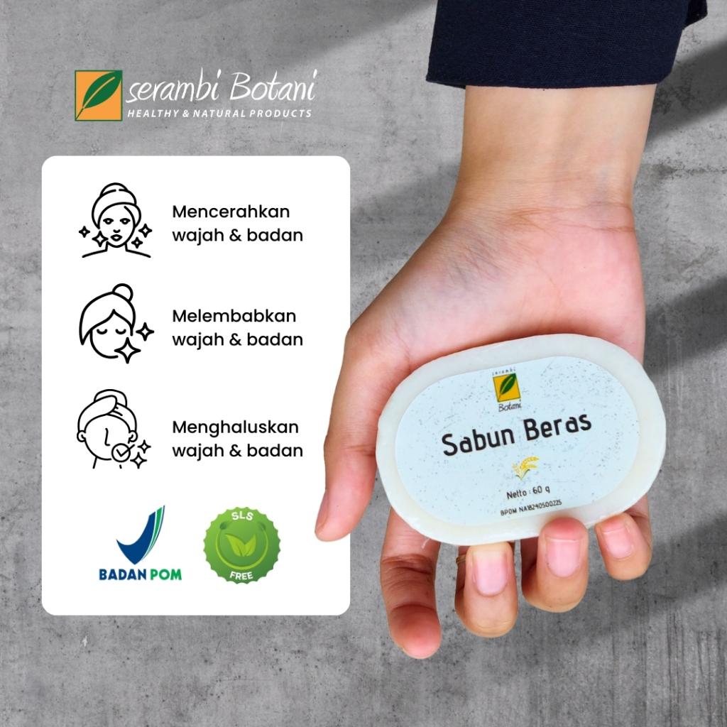 Jual Sabun Beras Scrub - Membantu Mencerahkan Kulit Wajah dan Tubuh ...
