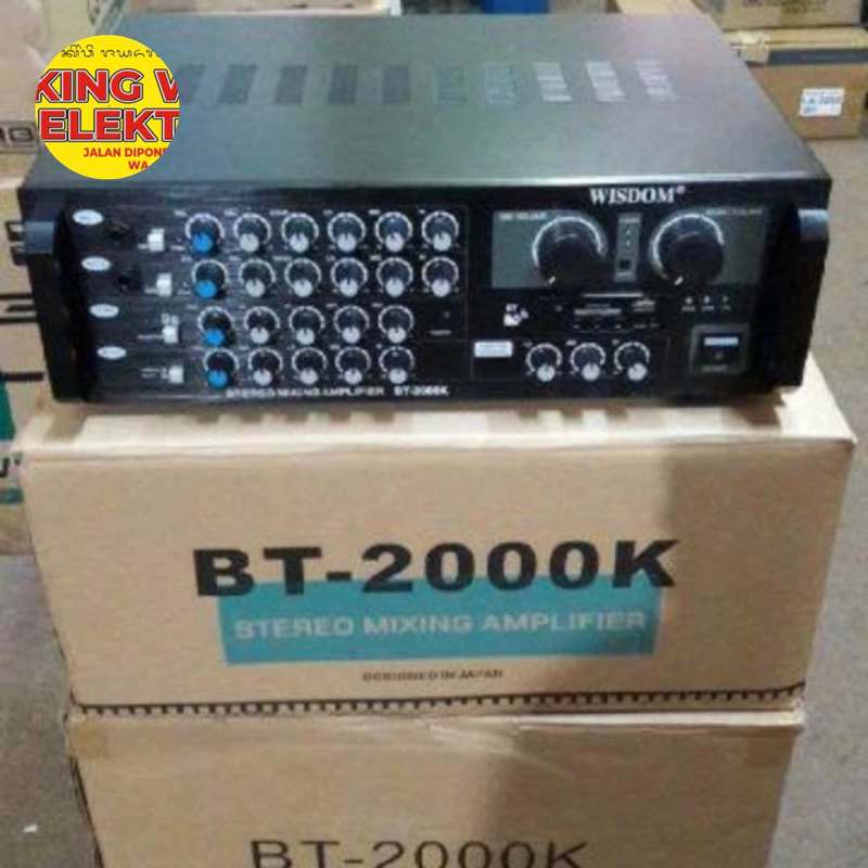 Jual Ampli Karaoke Wisdom BT-2000K | Shopee Indonesia