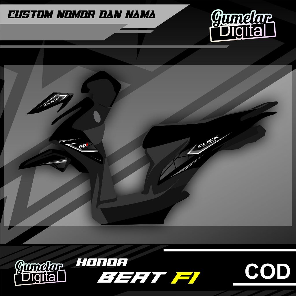Jual STRIPPING SIMPEL HONDA BEAT FI CLICK 6 SUDAH DI CUTTING TINGGAL ...