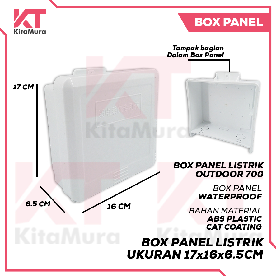 Jual Box Panel Listrik Outdoor 700 || Box Panel Listrik Waterproof ...