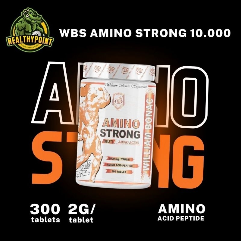 Jual WBS Amino Strong 10000 300 Tablet William Bonac Signature 2 Gram ...