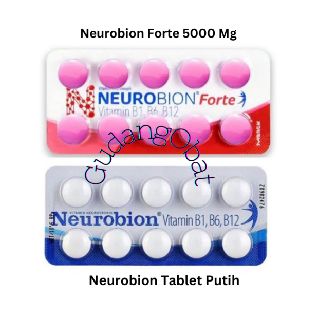 Jual Neurobion Forte 5000 Mg 10' S, Neurobion Tablet Putih 10's - Obat ...