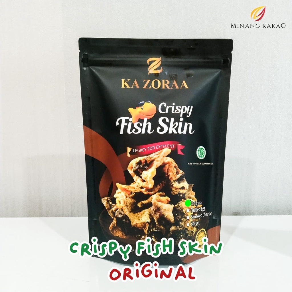 Jual Crispy Fish Skin - Original - Keripik Kulit Ikan Patin Rasa ...