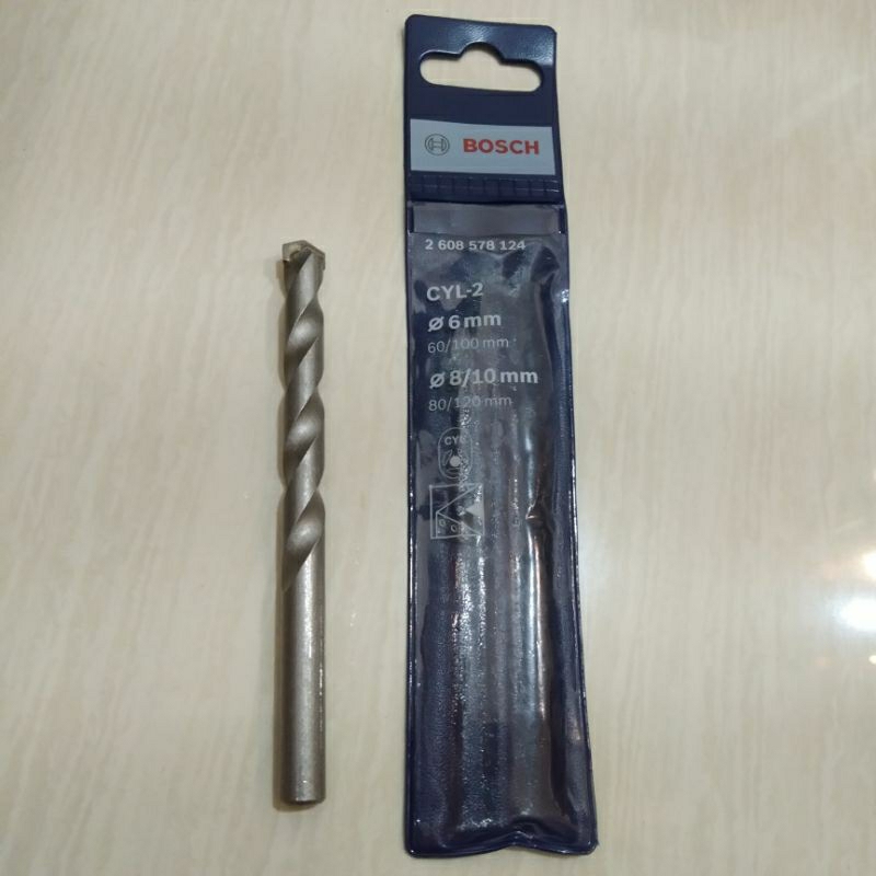 Jual Mata Bor Beton 10mm Bosch | Mata Bor Tembok 10mm Bosch | Shopee ...