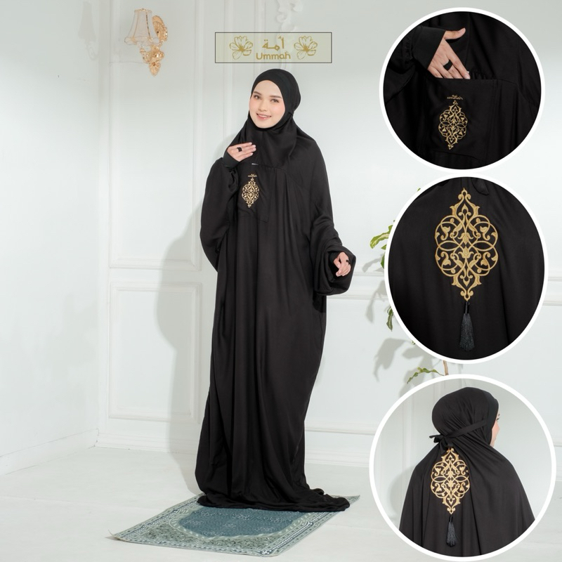 Jual mukena hadramaut motif turky | Shopee Indonesia
