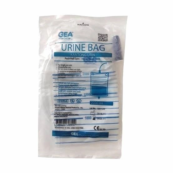 Jual Urine Bag GEA model Push Pull 2000ml | Shopee Indonesia