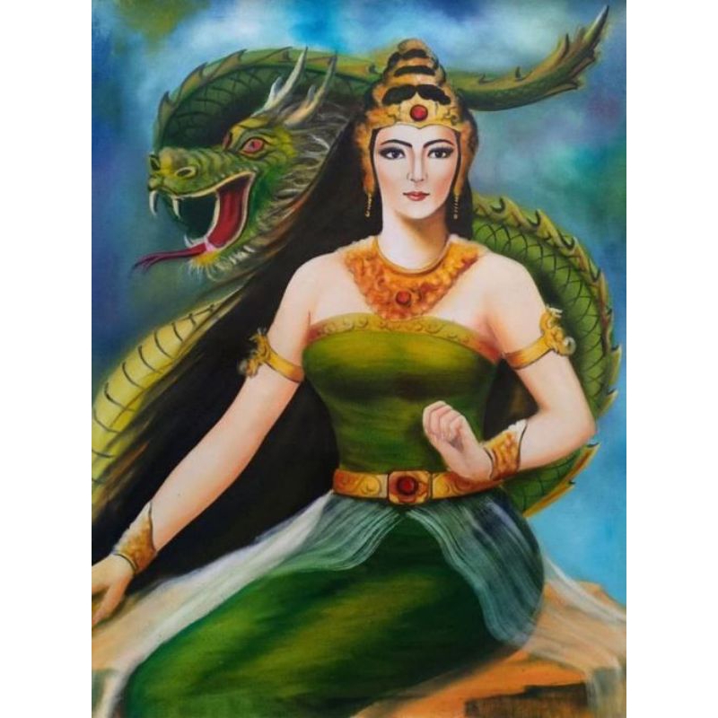 Jual poster cetak gambar ratu pantai selatan 17 ukuran ( 70x100cm ...