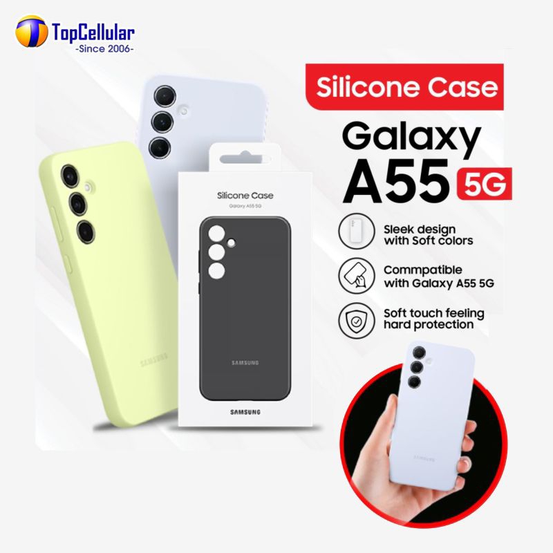 Jual Silicone Case for Samsung Galaxy A35 , A55 5G Original | Shopee ...