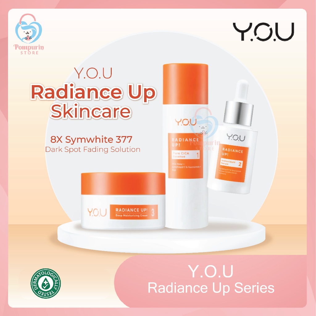 Jual YOU Radiance Up Skincare - Antioxidant Serum / Pure Cica Essence ...