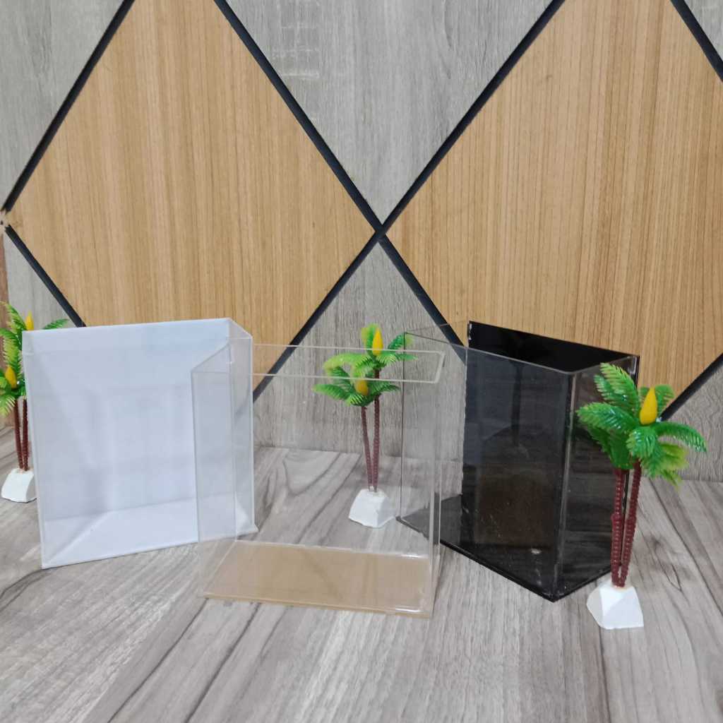 Jual Soliter Akrilik 10 X 5 X 12 Bening / Soliter cupang / soliter ...