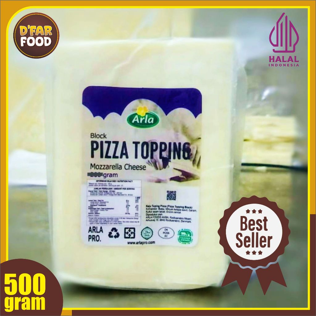 Jual Keju Mozzarella Arla 500gr / Pizza Topping Mozzarella Cheese ...