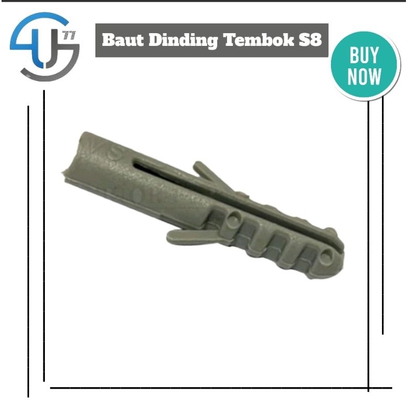 Jual US404 Baut Dinding Penguat Penahan Sekrup Mur S8 By Toko Haji Usman | Shopee Indonesia