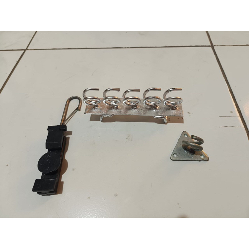 Jual klem Tiang Ulir Iconnet Fiberoptic Telkom + Klem Hook + S-Clamp ...