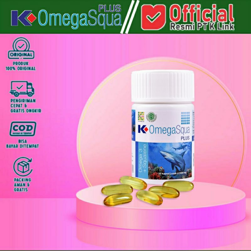 Jual Kapsul Lunak Omega Squa Plus Suplemen Kesehatan Terbaik | Shopee ...