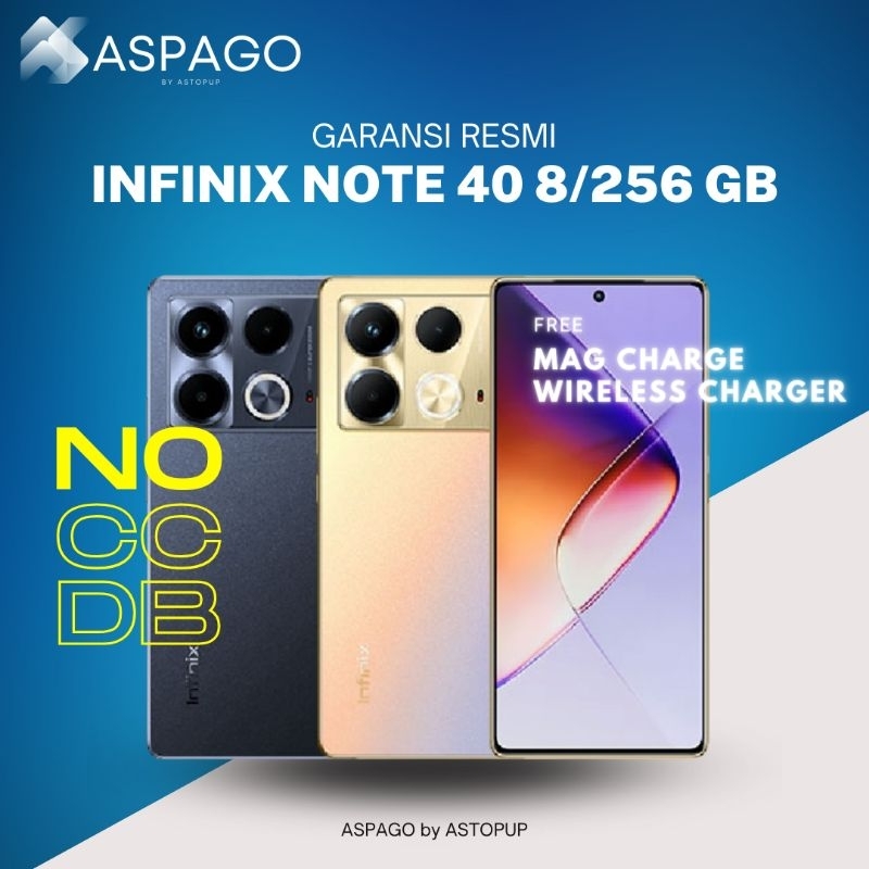 Jual Infinix Note 40 Ram 8/256 GB Free Mag Charge / Wireless Charger ...