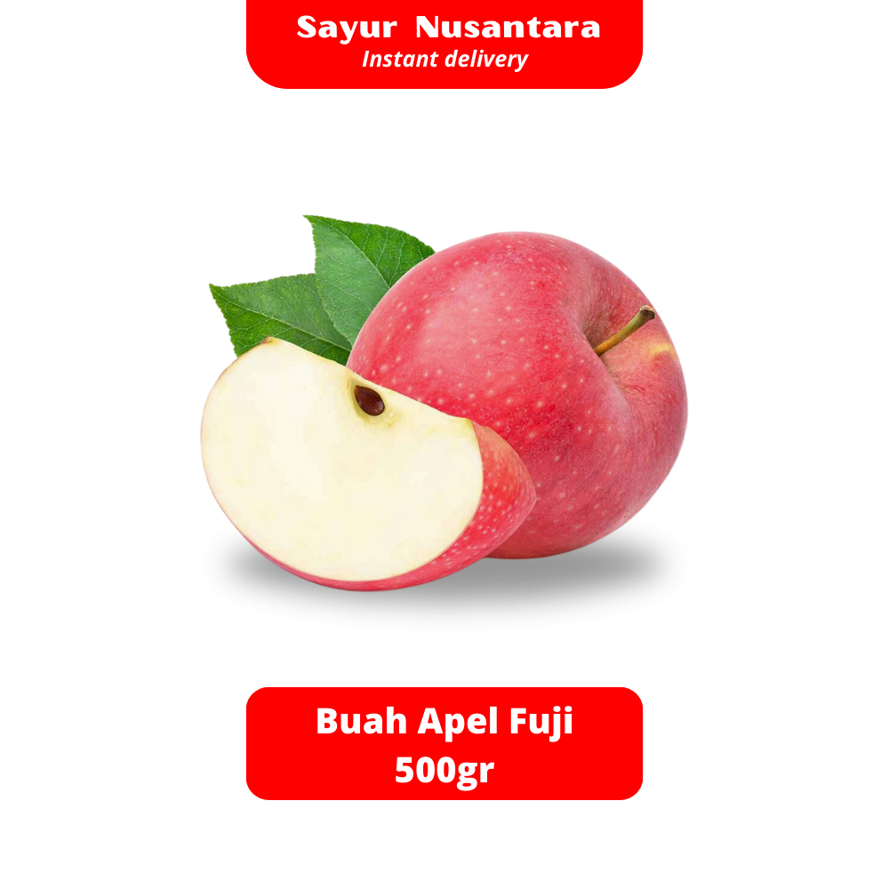 Jual Buah Apel Fuji 500gr - Sayur Nusantara | Shopee Indonesia